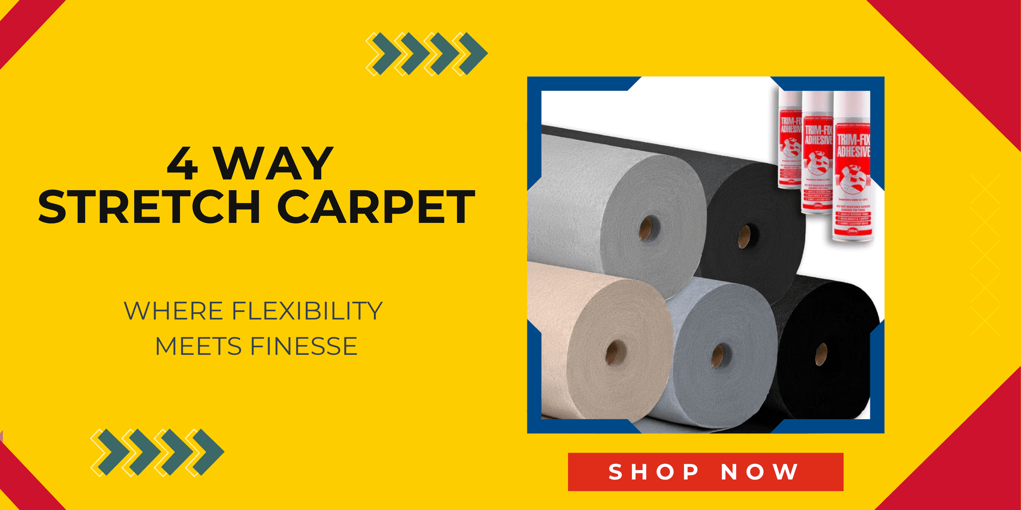 Lining Direct UK's no 1 importer of 4 way stretch and van lining carpet.